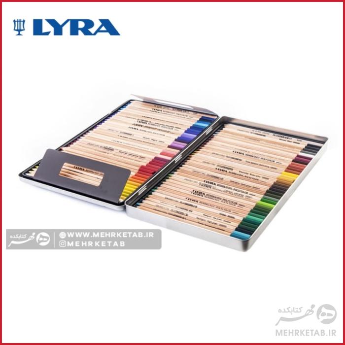 مداد رنگی حرفه ای لیرا72 رنگ lyra REMBRANDT Poly Color Pencils-72 - رنگ ...